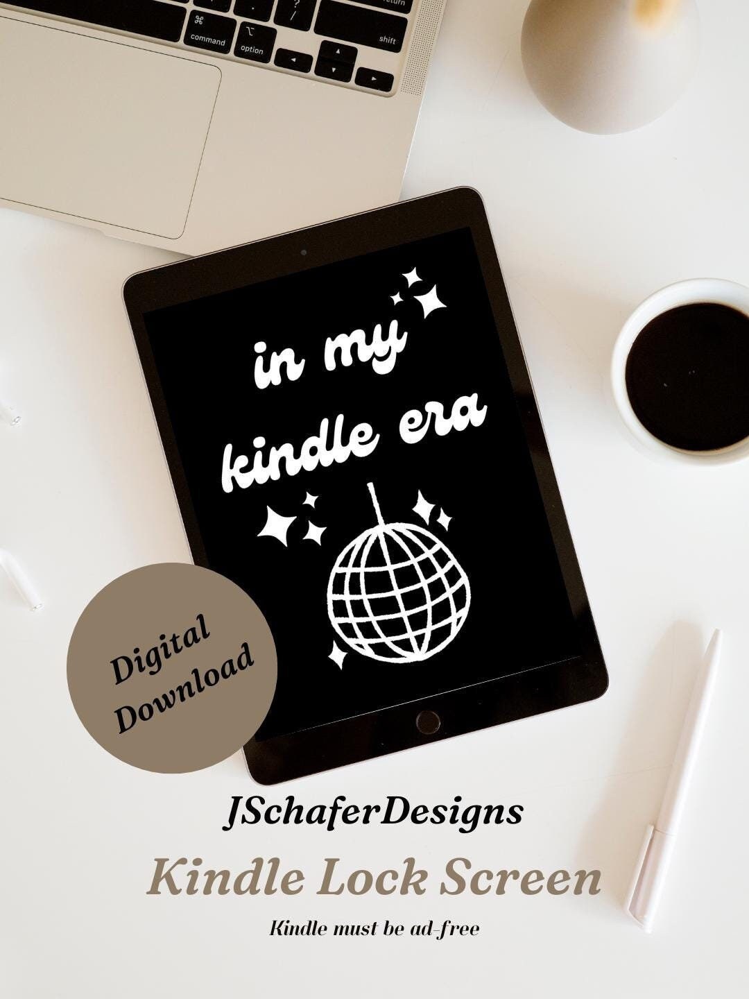 Kindle Wallpaper Lock Screen Download | in My Kindle Era - Etsy