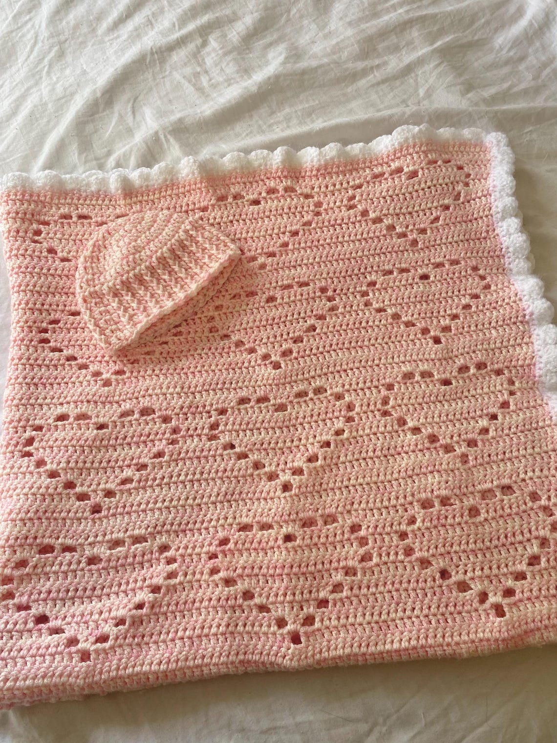 Heart Baby Blanket - Etsy