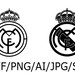 Real Madrid Svg, Metal Wall Art, Svg Files,real Madrid Dxf, Real Madrid ...