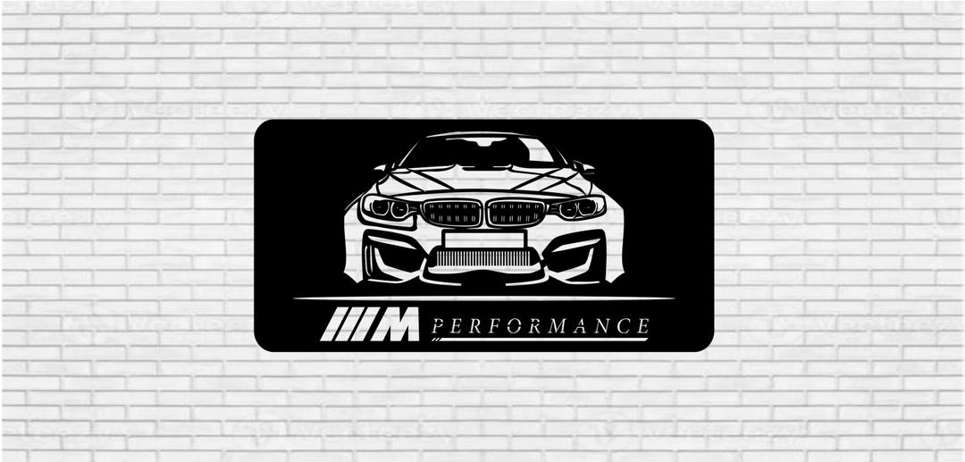 Bmw M4 Cutting File Wall Decor Svg File Laser Cut SVG Cdr DXF Ai PDF ...