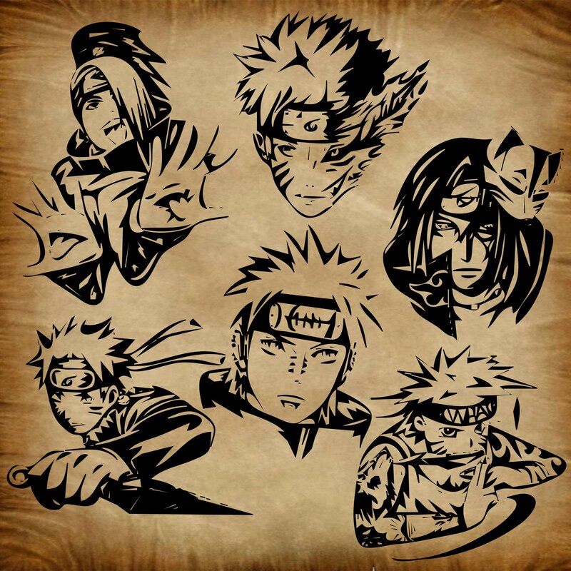 Naruto Dtf Transfer - Etsy