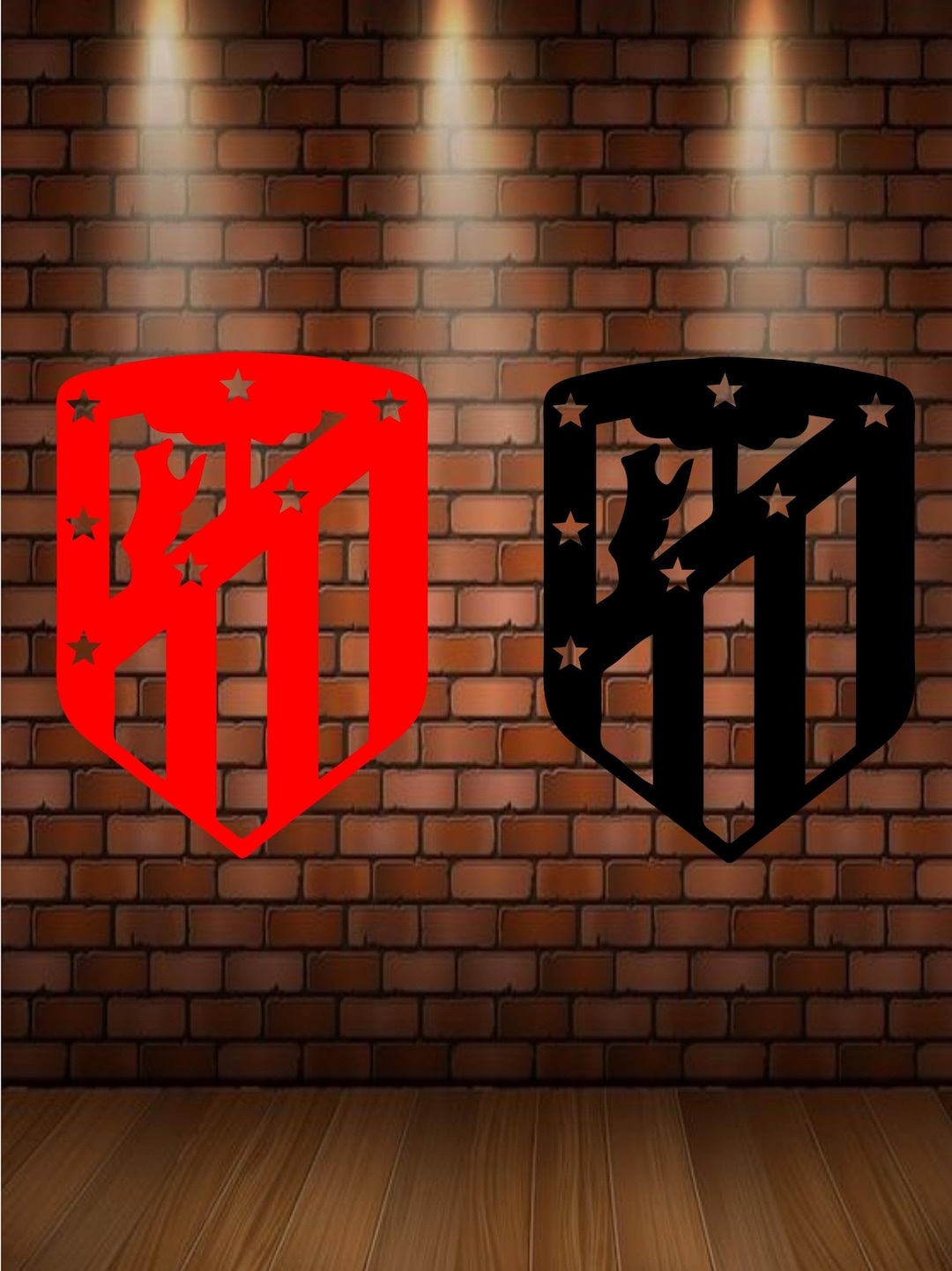 Atletico De Madrid Metal Wall Art, Svg/dxf/png/pdf, Laser Cut. - Etsy