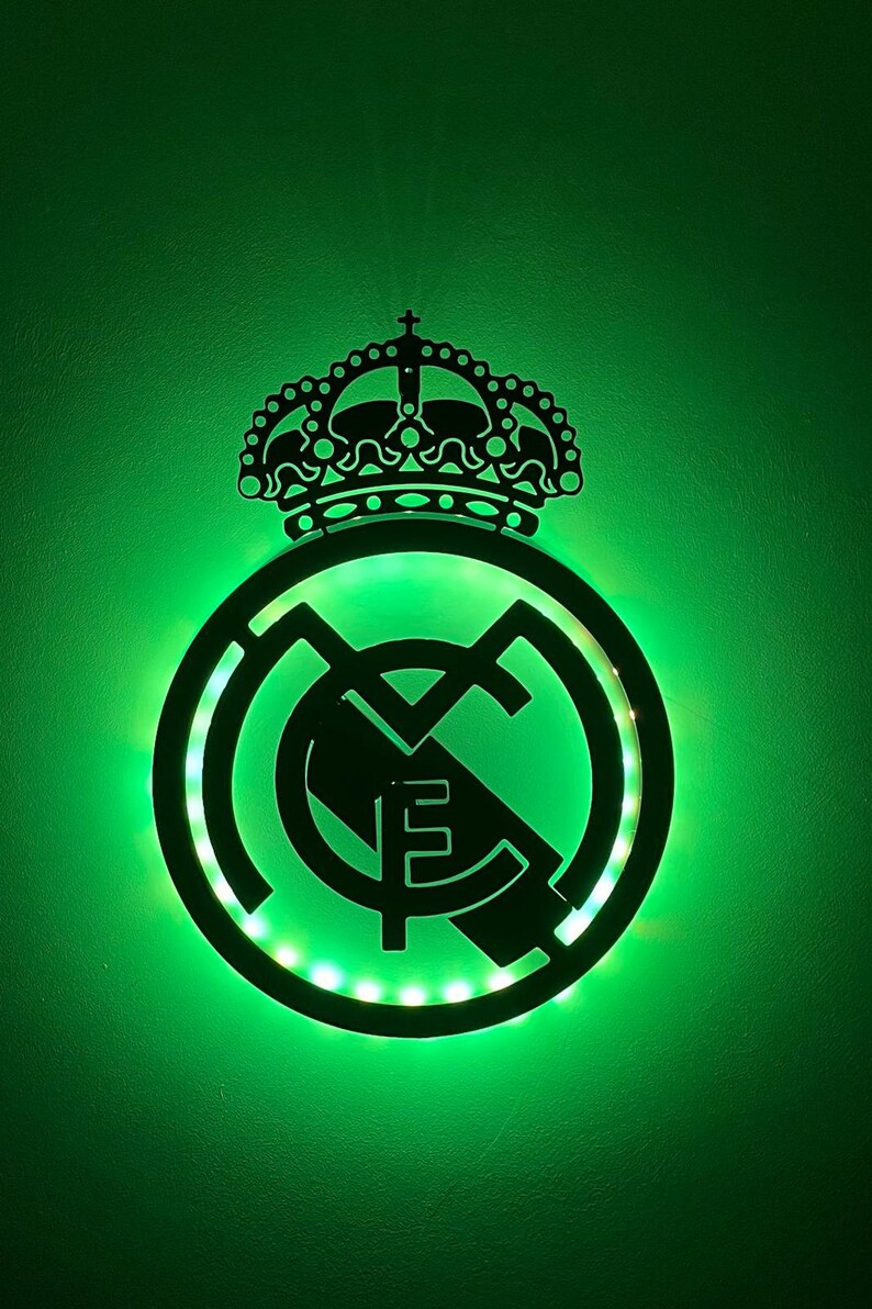 Real Madrid Svg, Metal Wall Art, Svg Files,real Madrid Dxf, Real Madrid ...