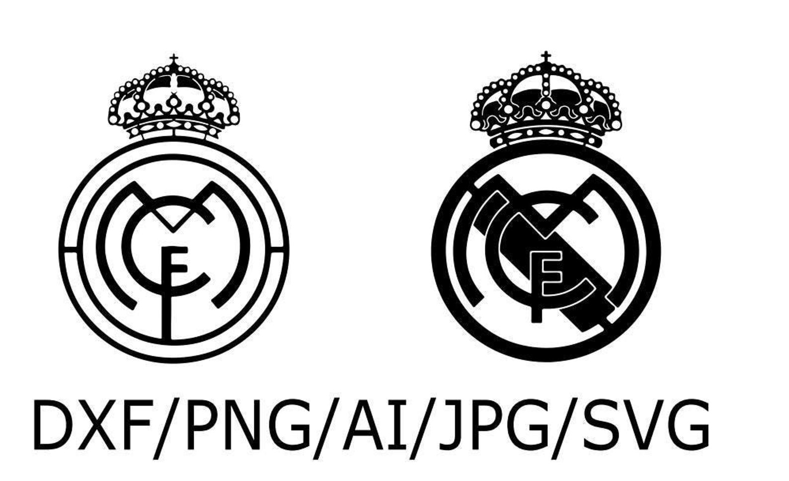 Real Madrid Svg, Metal Wall Art, Svg Files,real Madrid Dxf, Real Madrid ...