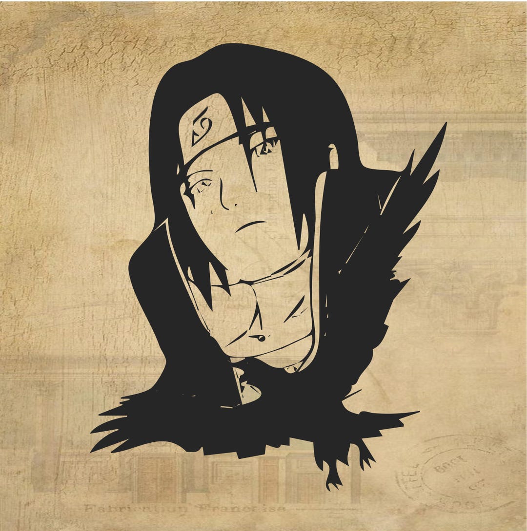 Sasuke, Naruto Shape Instant Download, Format, Dxf/png/eps/svg - Etsy UK
