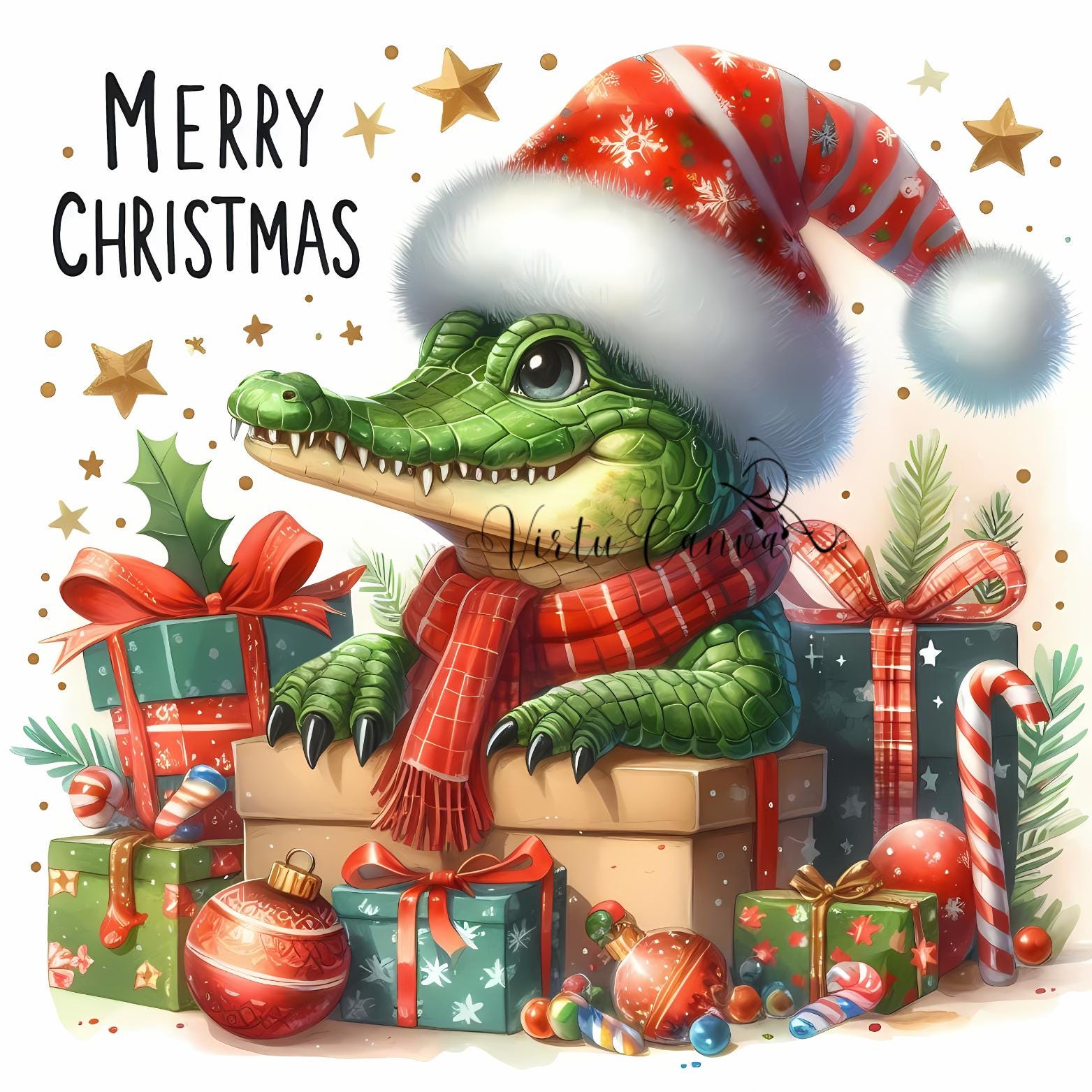 African Christmas Clipart, Bundle 14, African Watercolour, African Xmas ...