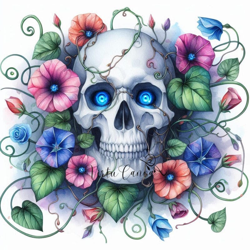 Skull Decoupage - Etsy