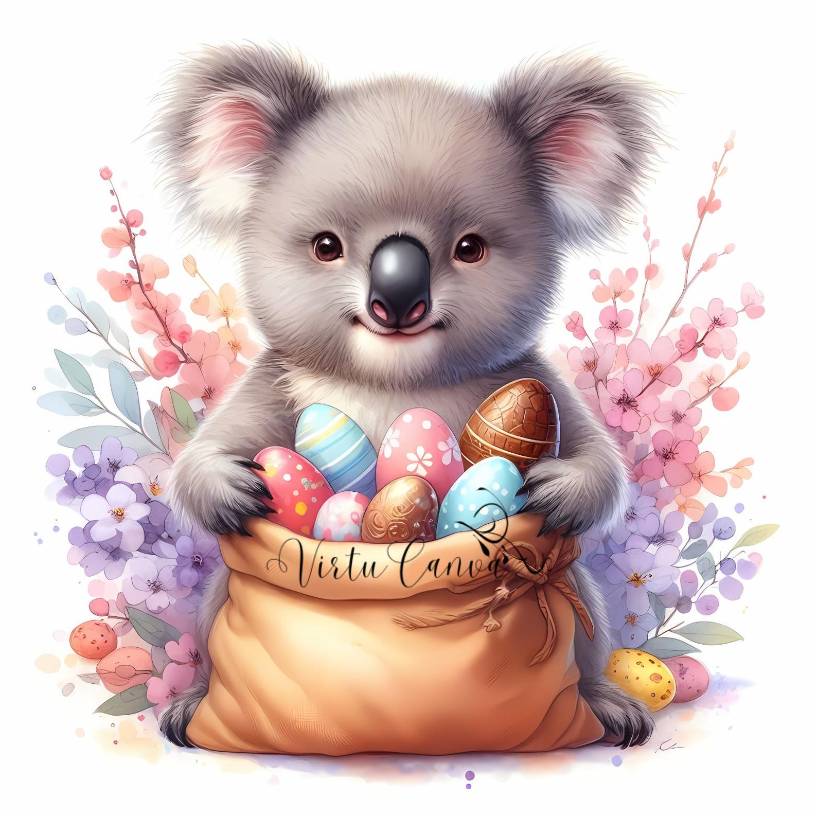 Australian Easter Animals Clipart, Bundle 17, Aussie PNG, Easter ...