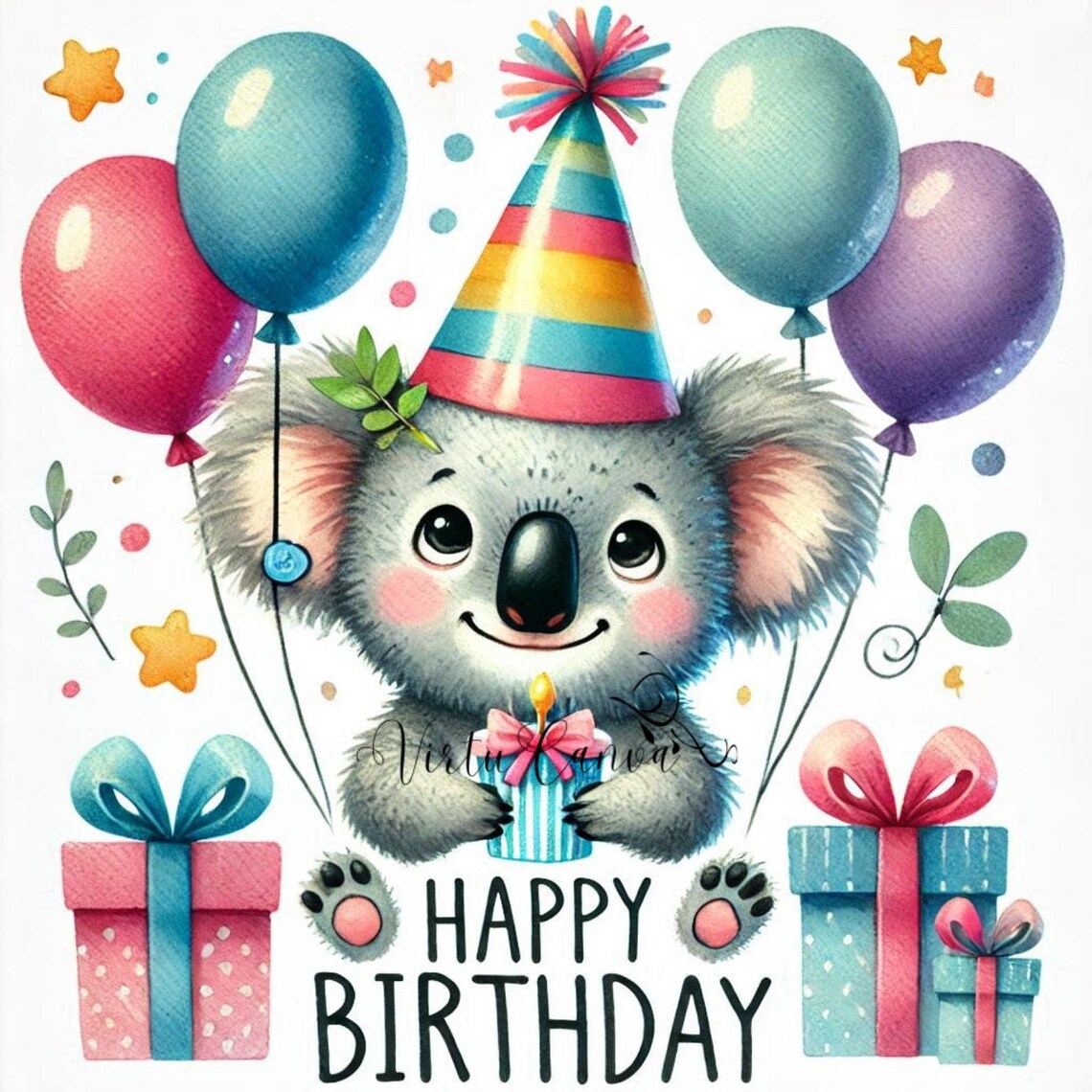 Australian Animal Happy Birthday Images, Bundle 15, Birthday PNG ...