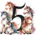 Numbers 1-10 Clipart Bundle, Farm Animals, Clipart, PNG, Number Clipart ...