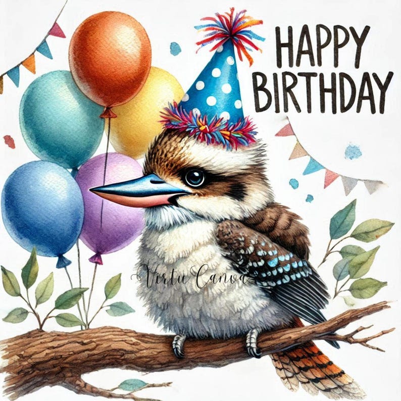 Australian Animal Happy Birthday Images, Bundle 15, Birthday PNG ...