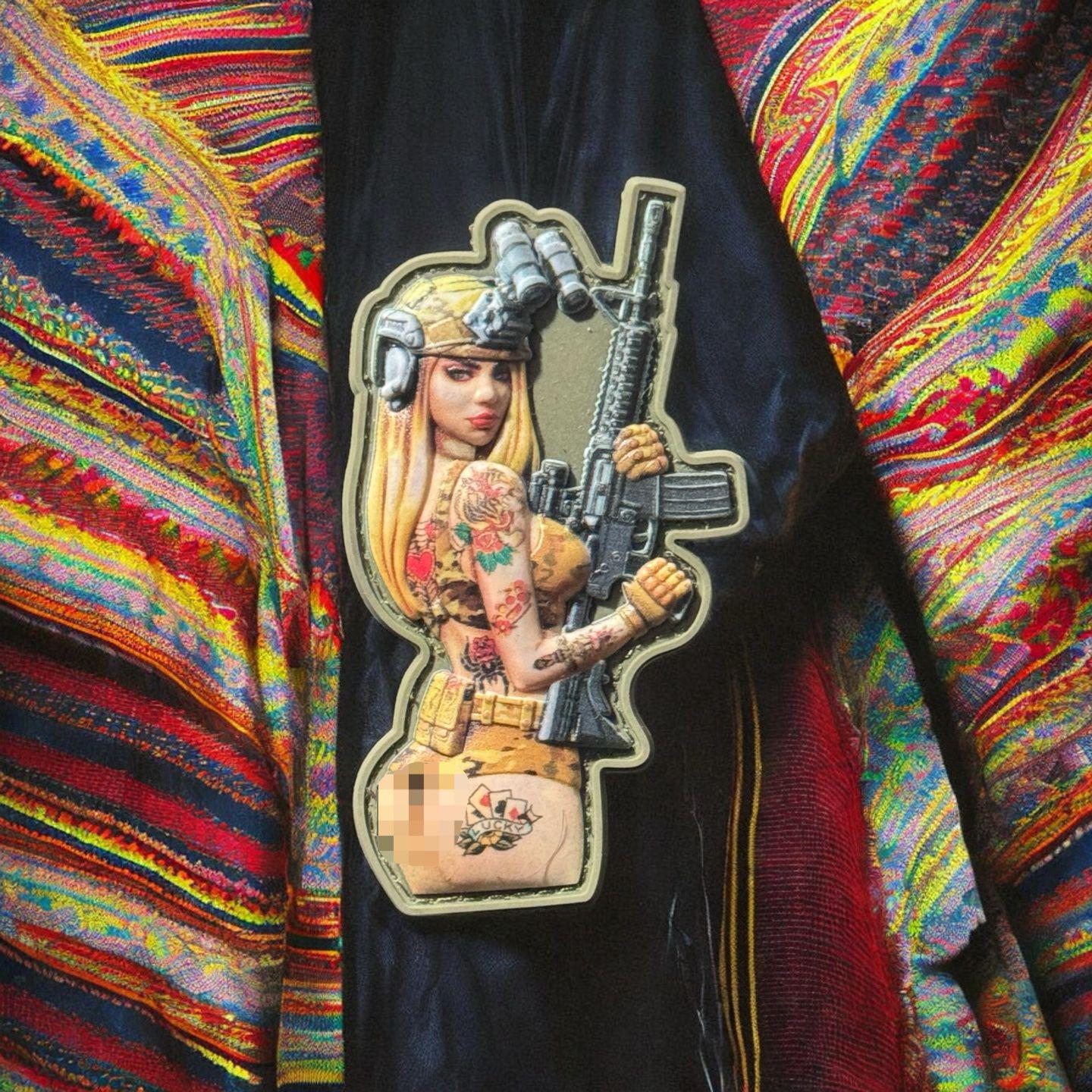 Tactical Pin-up Military Morale Patch PVC, Tactical Gear, Backpack ...