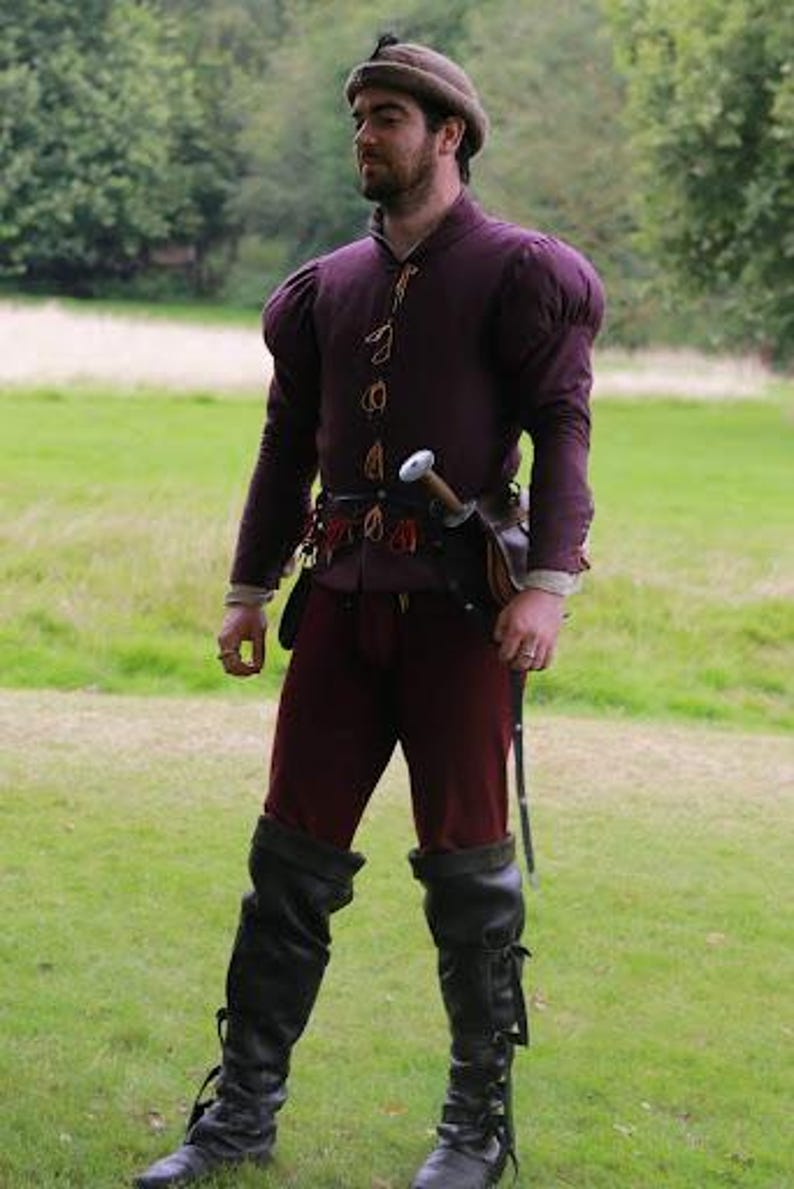 Medieval Doublet Pattern PDF Historical Costume Sewing Pattern for LARP ...