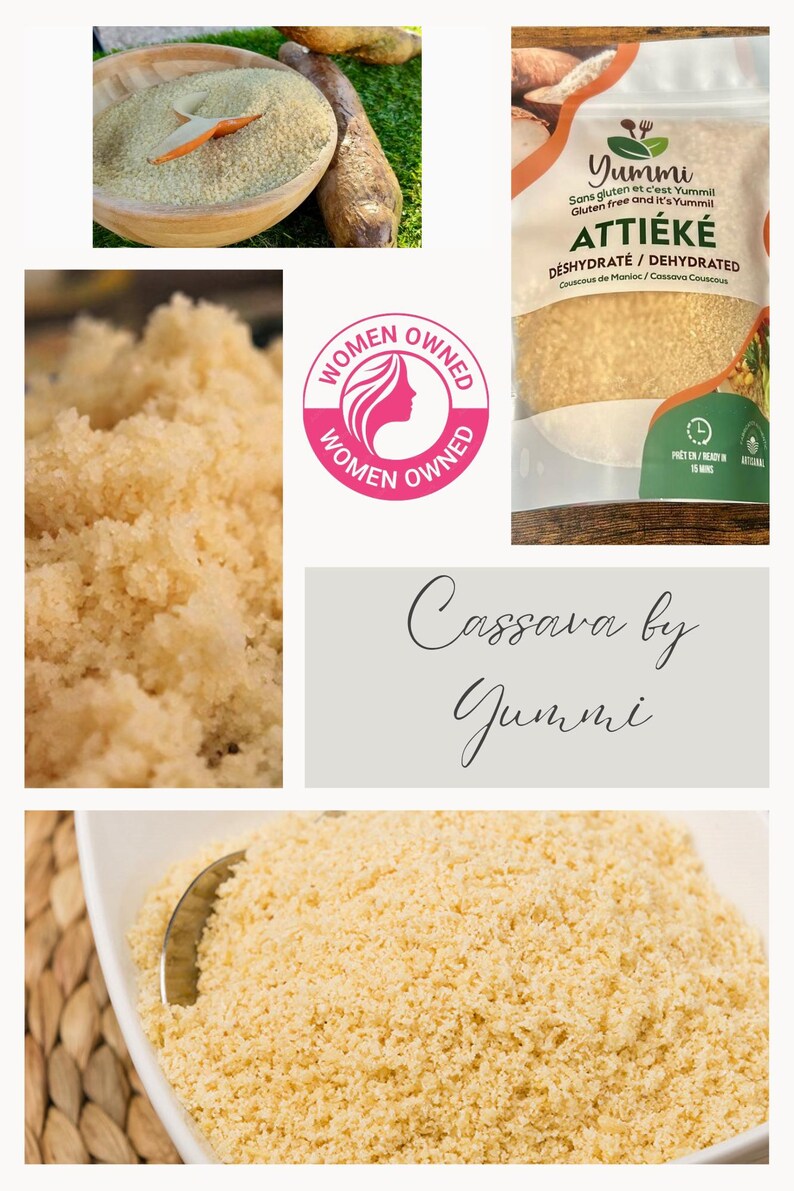 Attieke African Supergrain Organic Cassava tapioca Couscous Gluten-free ...