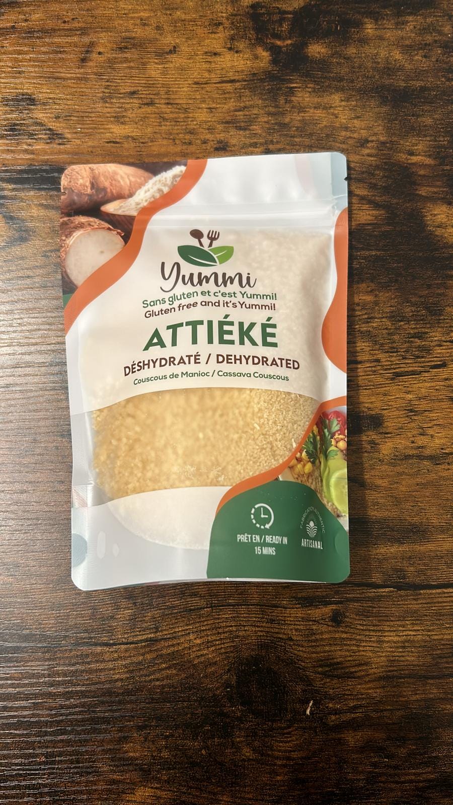 Attieke African Supergrain Organic Cassava tapioca Couscous Gluten-free ...