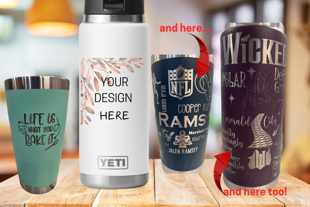 Custom Engraved Yeti, Personalized Tumbler, Music Lyric Tumbler, Custom ...