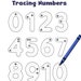 Numbers 1-10, Tracing Numbers, Kids Number Tracing Worksheets ...