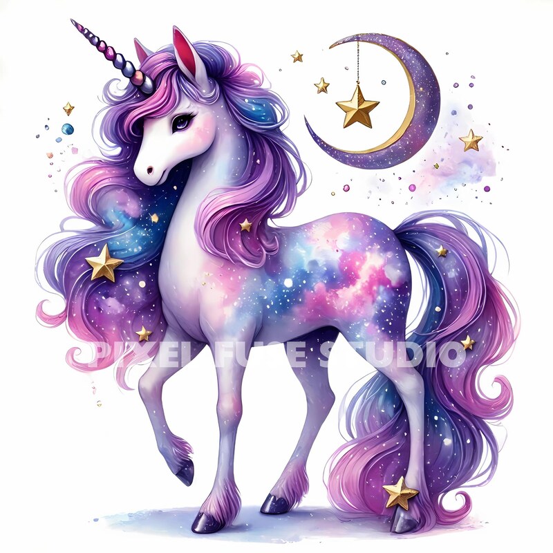 Galaxy Unicorn - Etsy