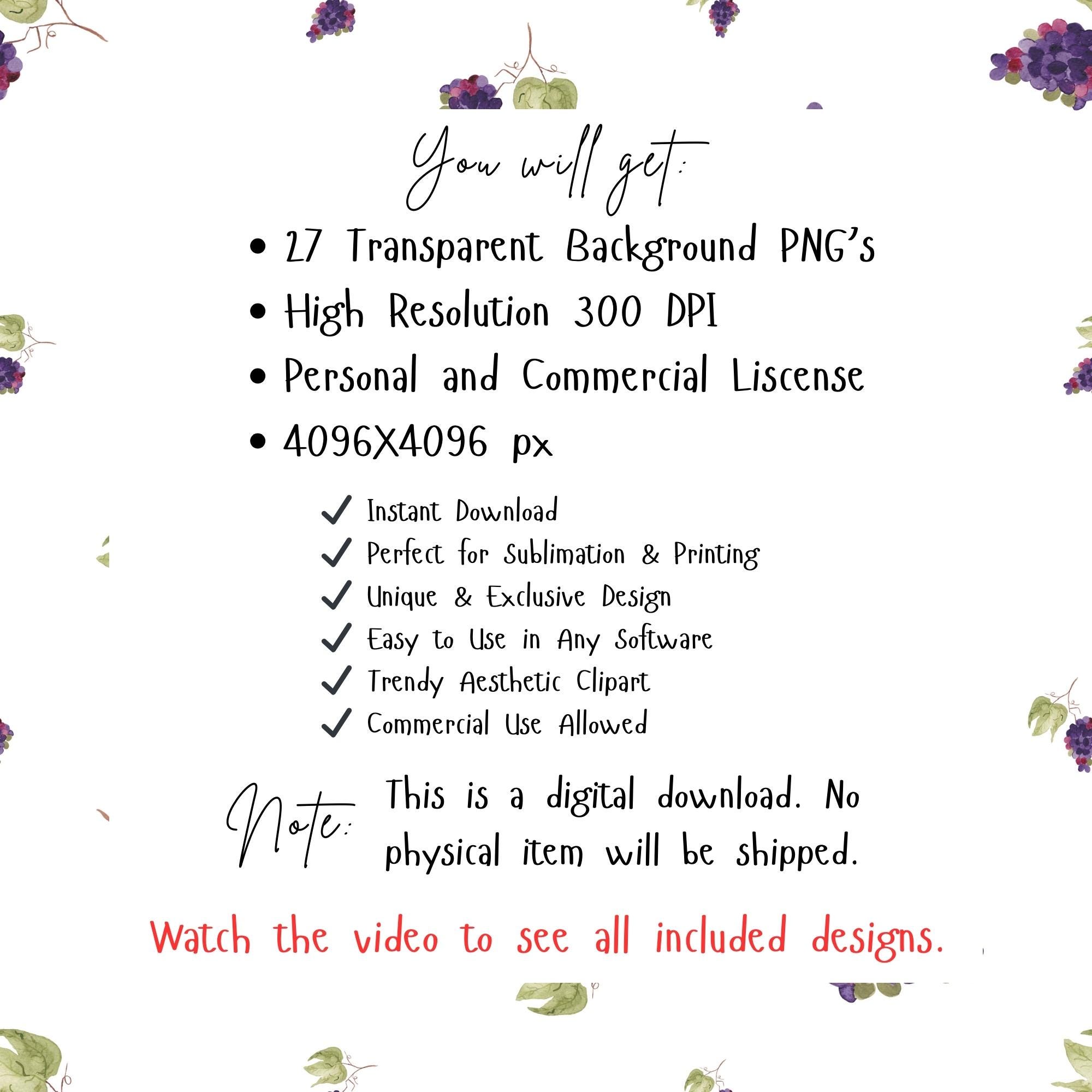 Grapes Girl PNG Clipart Set, Cute Chibi Girl Clip Art, Kawaii Summer ...