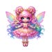 Chibi Fairy Clipart PNG Cute Fantasy Girl Illustration Kawaii Digital ...