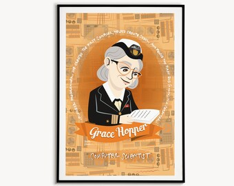 Grace Hopper Poster - Etsy