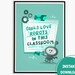 Printable Classroom Decor Robot Poster Printable Wall Art Classroom ...