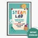 Stem Lab Printable Classroom Poster Science Wall Art Classroom Decor ...