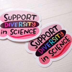 Diversity in STEM Sticker Support Diversity Sticker STEM Advocacy ...