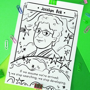 Printable Coloring Page Bundle Women in STEM Coloring Sheet Women in ...