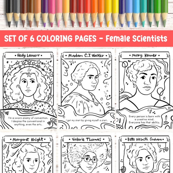 Famous Inventor Coloring Pages [2025]