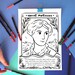 Women Writer Coloring Sheet Women in Literature Printable Coloring Page ...