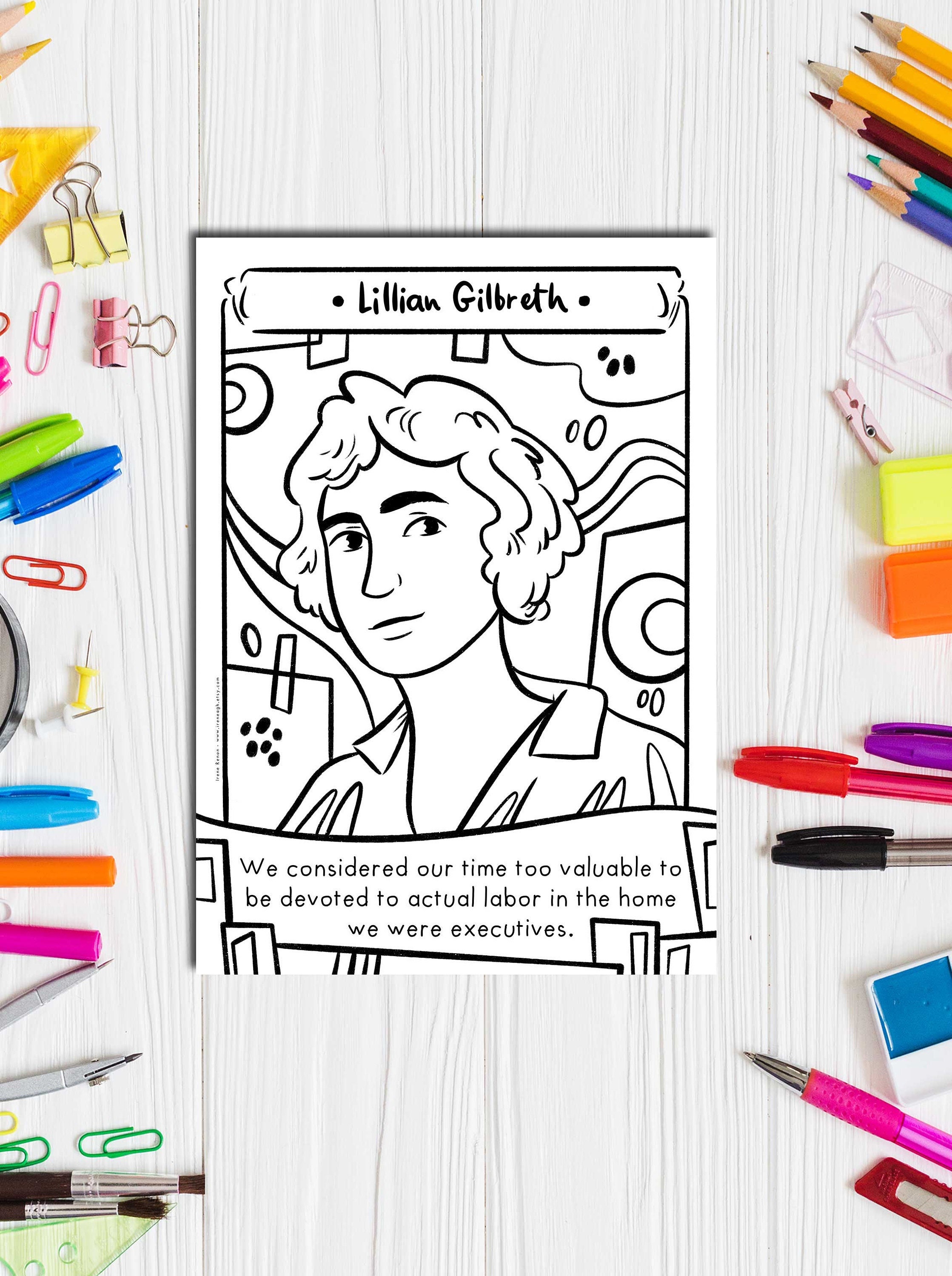 Engineer Coloring Page