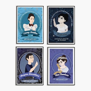 Ada Lovelace Emmy Noether Hypatia Science Classroom Decor Poster Famous ...