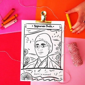 Harriet Tubman Coloring Page Black History Month Sojourner Truth ...