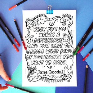 Women in Stem Coloring Page Jane Goodall Coloring Sheet Inspirational ...