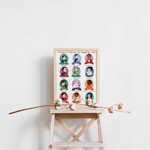 Printable Wall Art WOMEN IN STEM Printable Poster A4 Digital Download ...