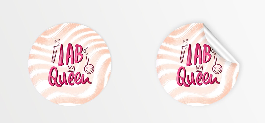 Science Sticker Lab Queen Scientist Sticker Female Scientist Women in ...