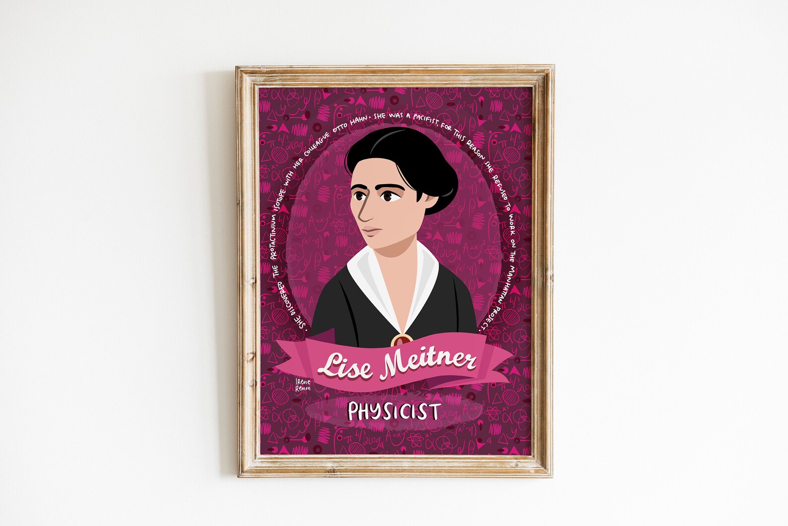 Science Poster Women in Physics Lise Meitner Women in - Etsy