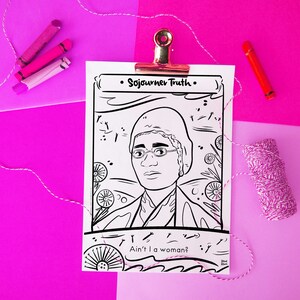 Sojourner Truth Coloring Page: Black History Month Printable (digital ...