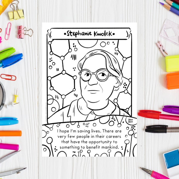 Printable Chemistry Coloring Page - Etsy