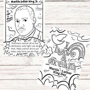 Martin Luther King Day Activity for Class Black History Month ...