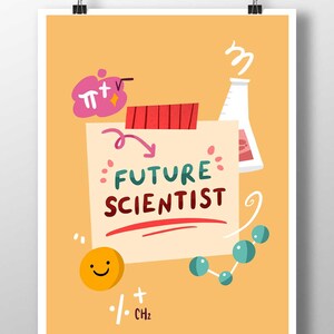 Science Poster Classroom Printable Wall Art Inspirational Wall Art STEM ...