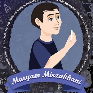 Mathematics Poster Famous Mathematician Women in Mathematics Maryam ...