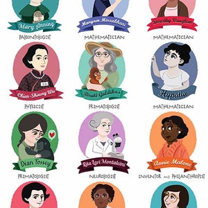 Printable Wall Art WOMEN IN STEM Printable Poster A4 Digital Download ...