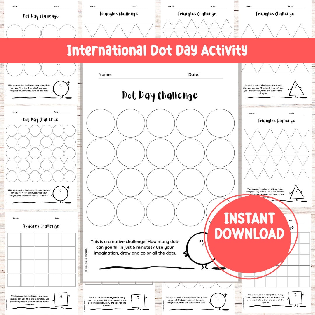Dot Day Activity for Elementary School Teacher Material Creative ...