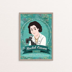 Rachel Carson Women in STEM Environmental Print Science Poster ...