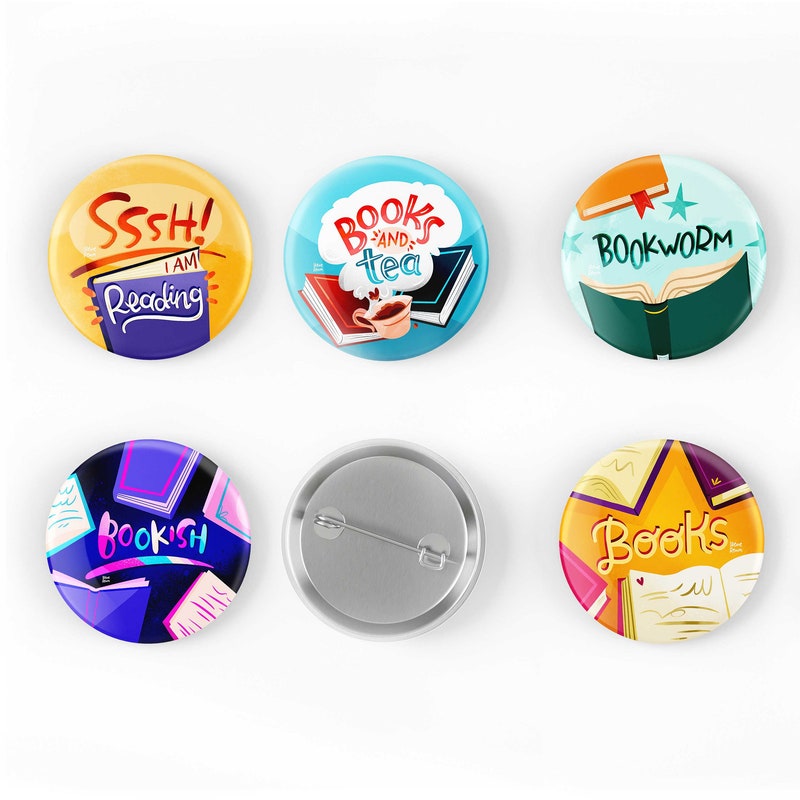 Literary Pins - Etsy