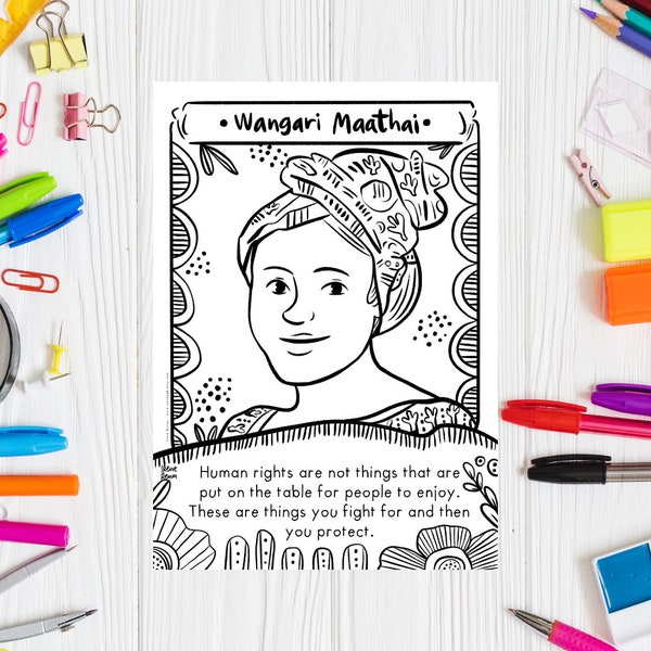 Inspiring Coloring Pages - Etsy