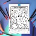 Ella Fitzgerald Coloring Page: Jazz Icon Printable Art (digital ...