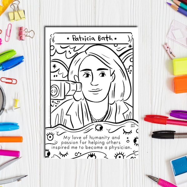 Black Women in History Coloring Pages - Etsy